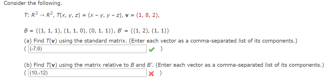 Solved Consider the following. | Chegg.com