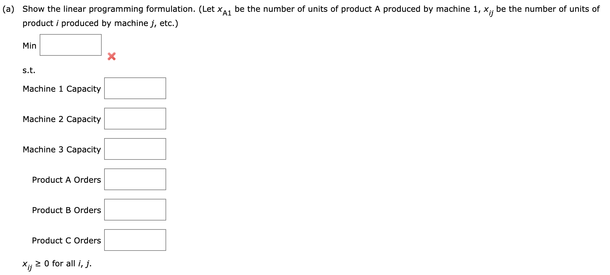 Solved The Ace Manufacturing Company has orders for three | Chegg.com