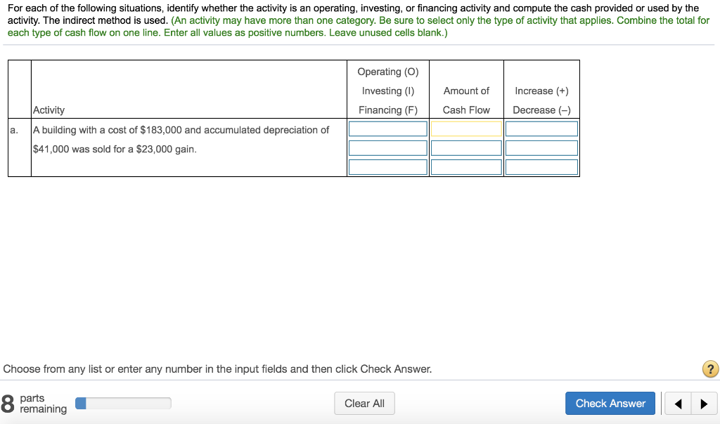 Solved For each of the following situations, identify | Chegg.com