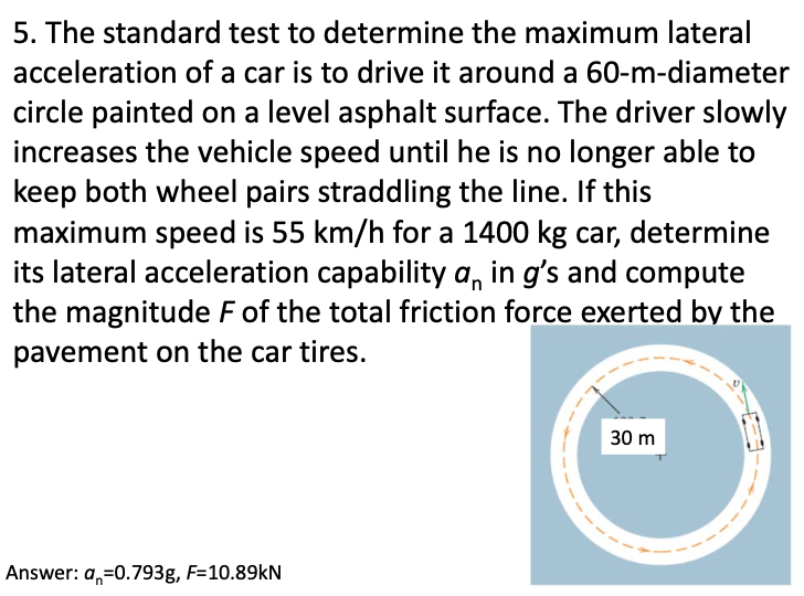 Solved 5. The standard test to determine the maximum lateral | Chegg.com