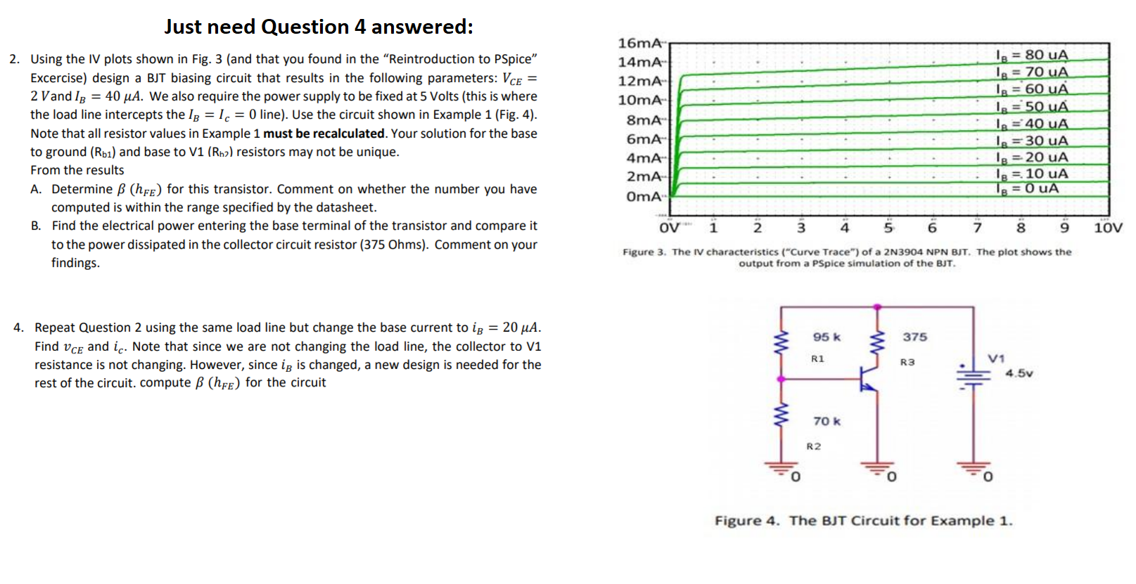 Solved Just need Question 4 answered: 2. Using the IV plots | Chegg.com