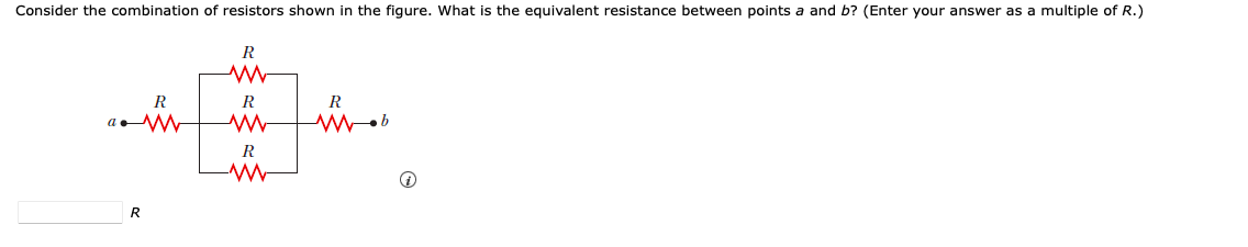 Solved Consider the combination of resistors shown in the | Chegg.com