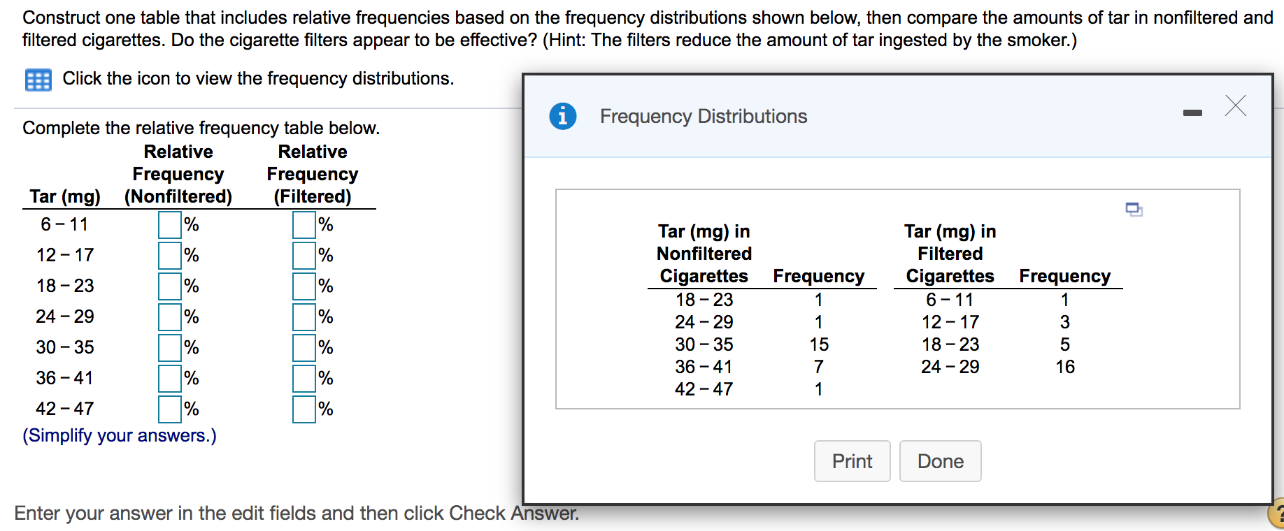 Solved Construct one table that includes relative | Chegg.com