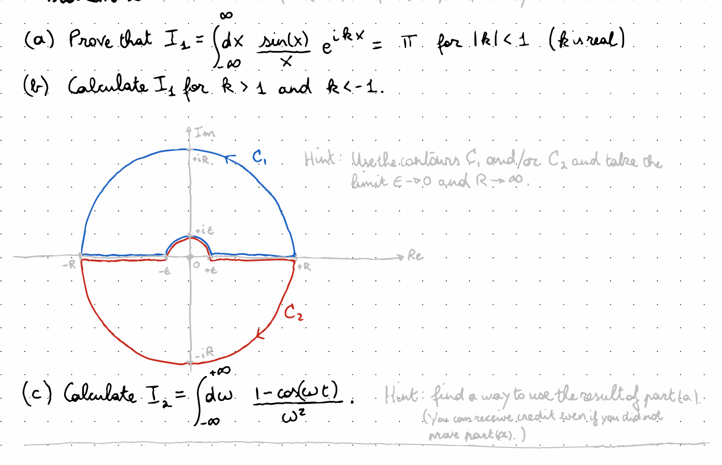 Solved (a) Prove that I = (dx sin(x) ei kx (Is = .T for | Chegg.com