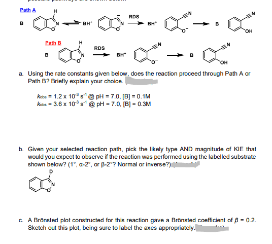 Benzisoxazole undergoes base catalyzed ring opening | Chegg.com