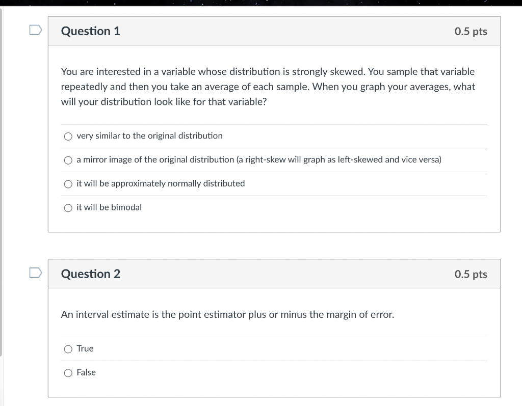 Solved You Are Interested In A Variable Whose Distribution Chegg