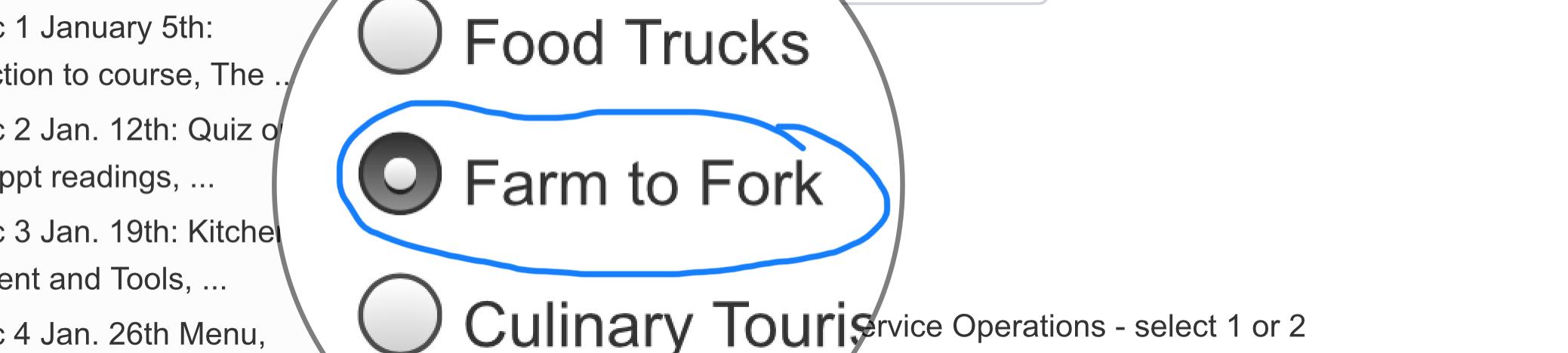 Solved Can you please post the process (steps) farm to | Chegg.com