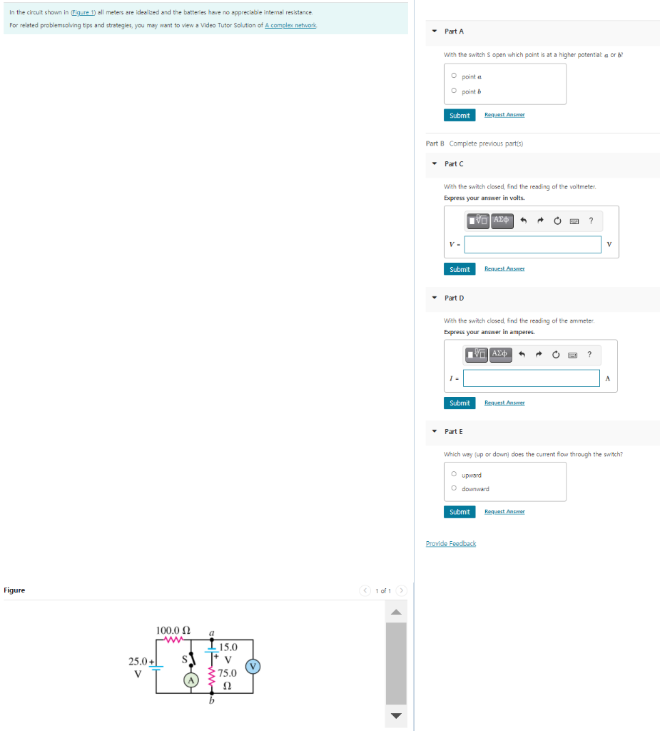 Solved In the circuit shown in Figure 1) all meters are | Chegg.com