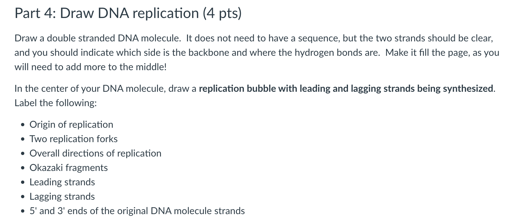 Solved Part 1: DNA replication and the cell cycle (1 pt) | Chegg.com
