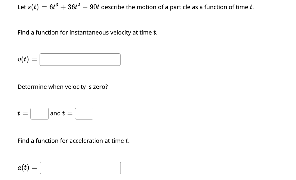 Solved Suppose that the position of a particle at time t is | Chegg.com