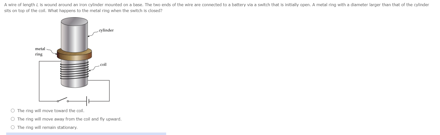 Solved A single turn coil of radius 4.50 cm is held in a | Chegg.com