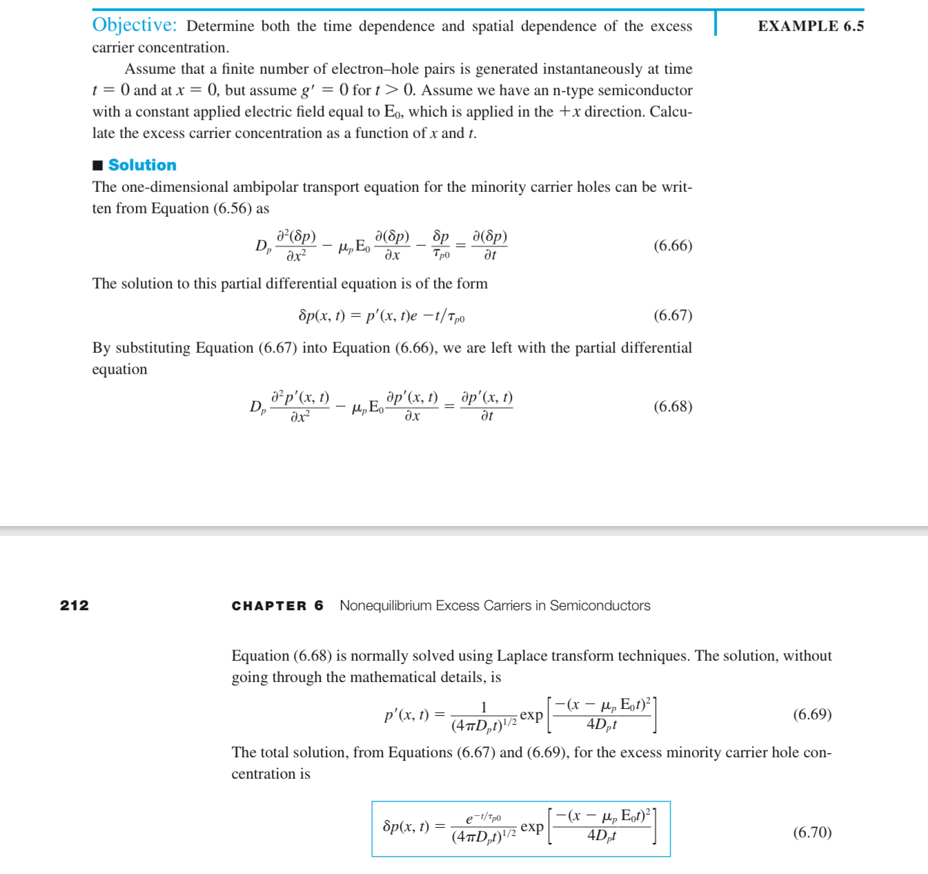 Solved [Semiconductor ﻿physics] ﻿Derive | Chegg.com