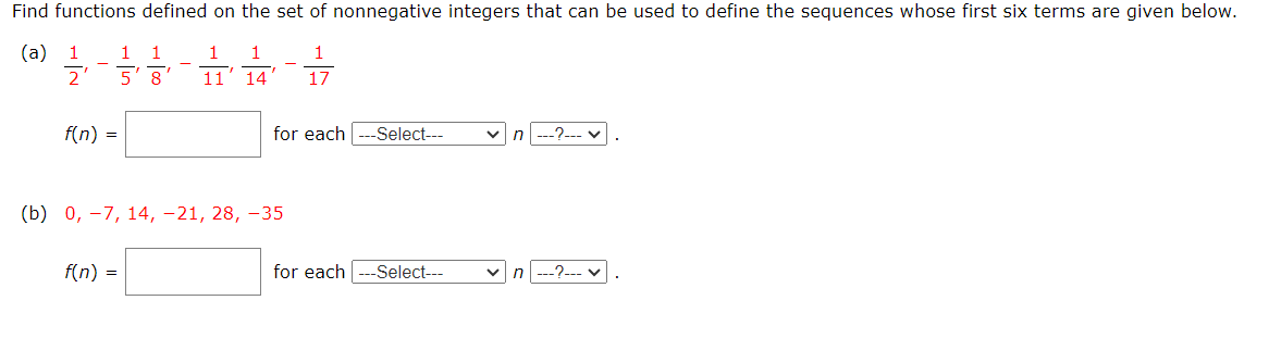 Solved Find functions defined on the set of nonnegative | Chegg.com