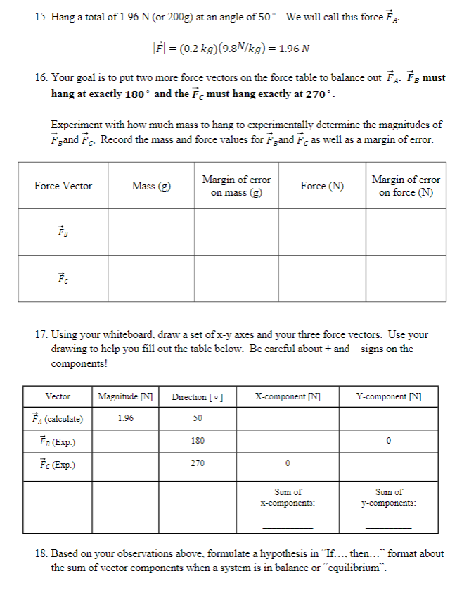 Solved Exercise 4: Breaking down vectors In this exercise, | Chegg.com