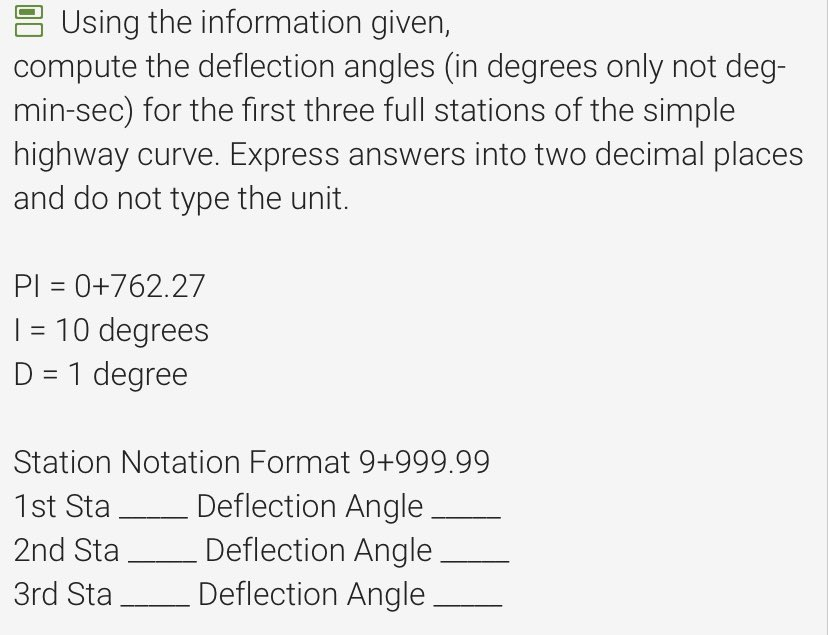 Solved Using the information given, compute the deflection | Chegg.com