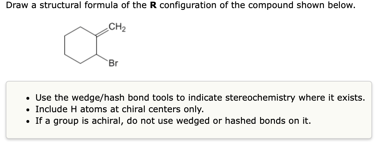 Solved - Use the wedge/hash bond tools to indicate | Chegg.com
