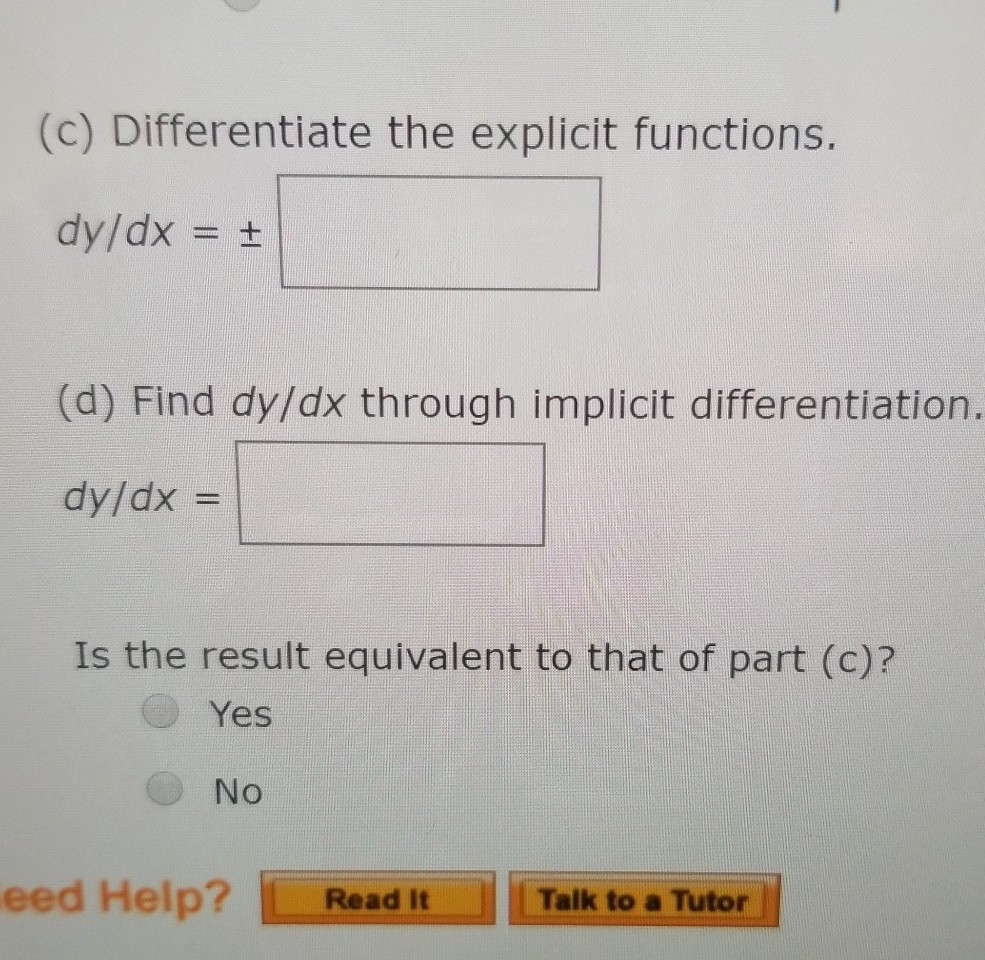 Solved Consider the following. x2 + y2-49 (a) Find two | Chegg.com