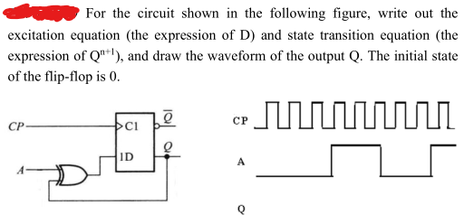 Solved For the circuit shown in the following figure, write | Chegg.com