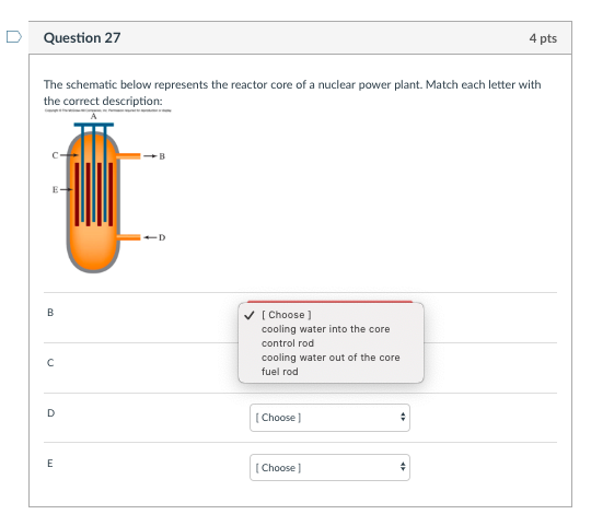 Nuclear Reactor Core Diagram