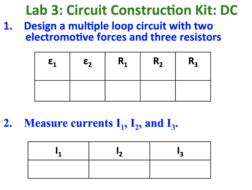 Solved Lab 3 Circuit Construction Kit Dc 1 Design A