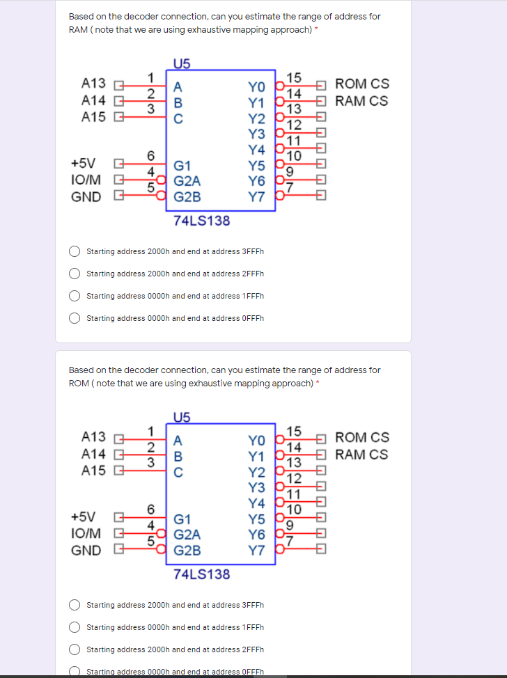 Solved Based on the decoder connection, can you estimate the | Chegg.com