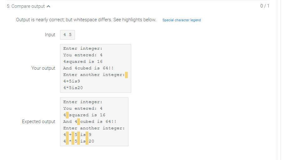 Solved Hello I'm having trouble with my code. It's print | Chegg.com