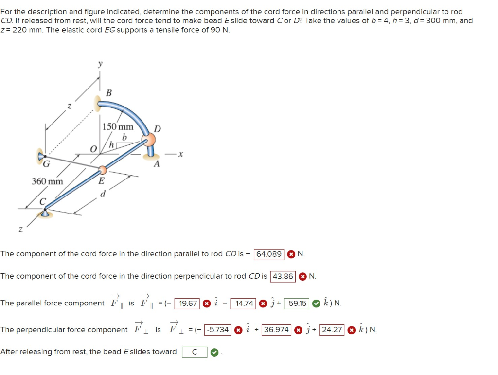 Solved For the description and figure indicated, determine | Chegg.com