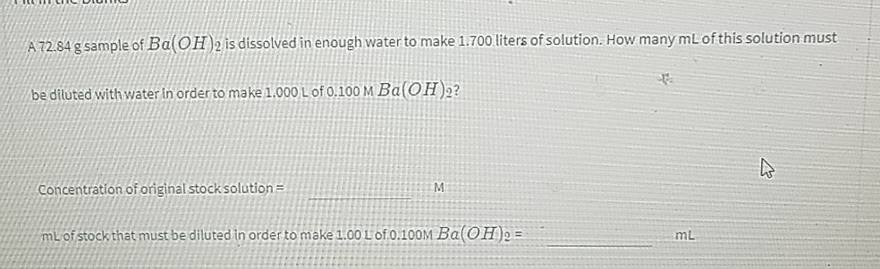Solved consider the following serial dilution A serilal | Chegg.com
