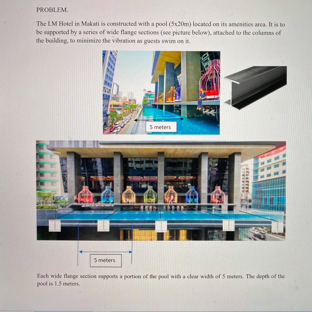 The I.M Hotel in Makati is constructed with a pool | Chegg.com