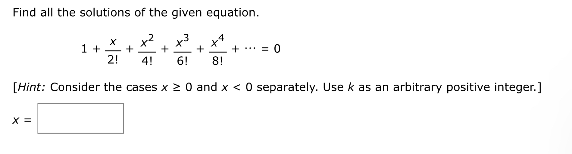 Find all the solutions of ﻿the given | Chegg.com