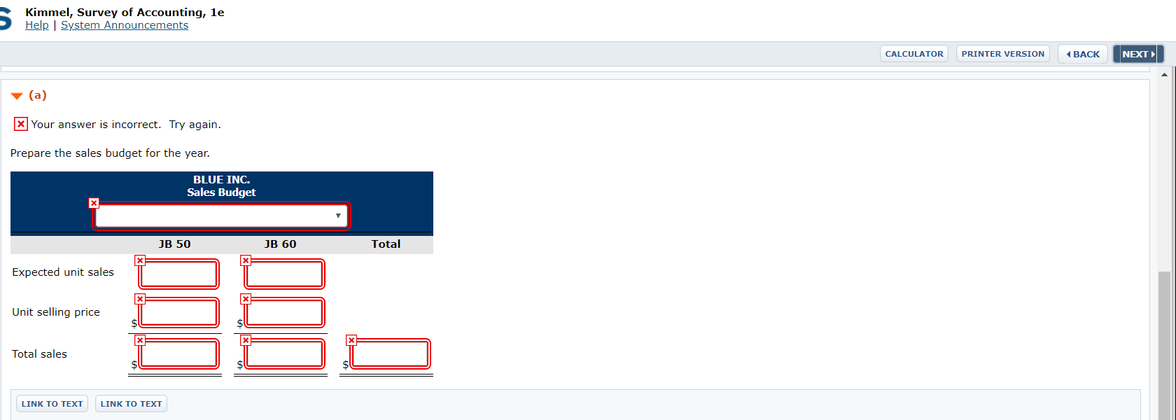 Solved Problem 13-2 (Part Level Submission) Blue Inc. is | Chegg.com
