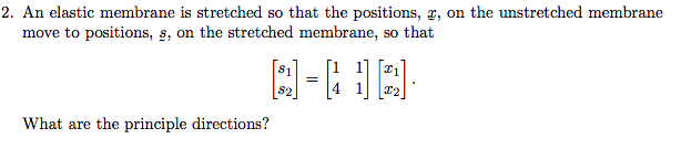 Solved 2. An elastic membrane is stretched so that the | Chegg.com