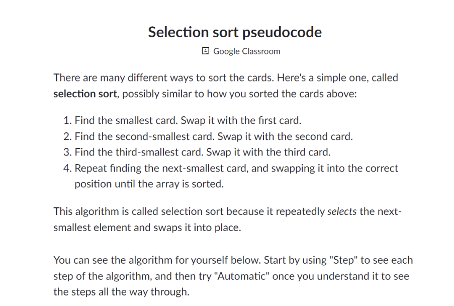 Solved Finding the index of the minimum element in a | Chegg.com