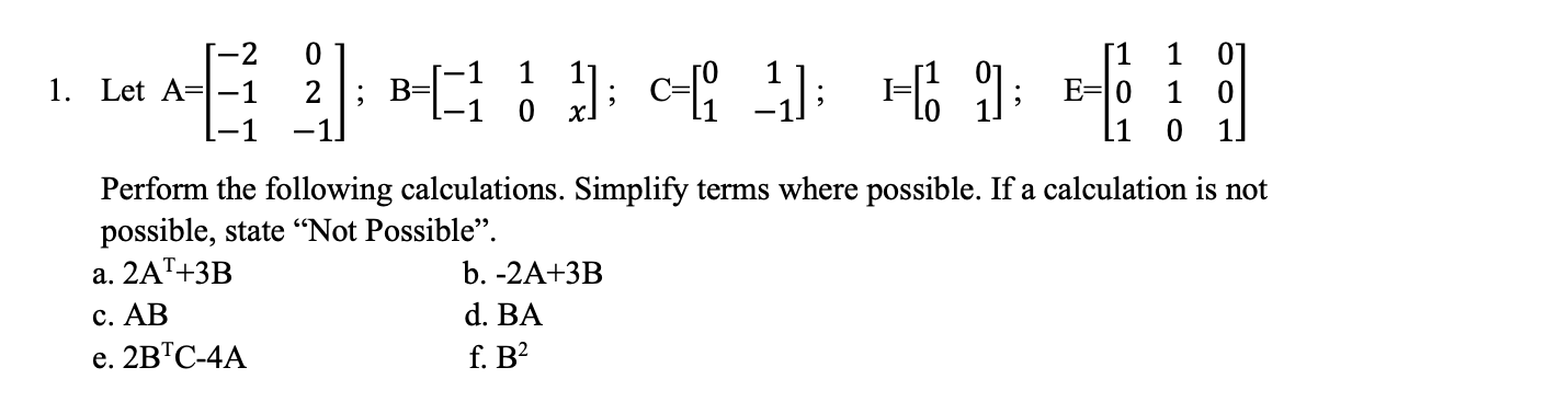 Solved 1 Let 
