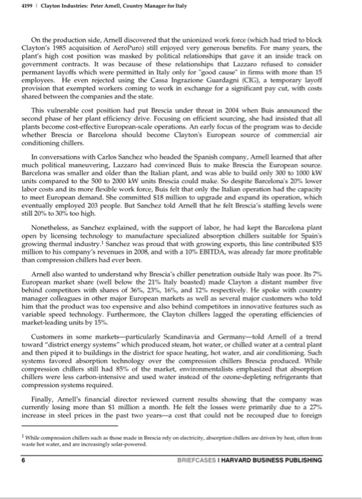 Solved Please read the case below and summarize the main | Chegg.com