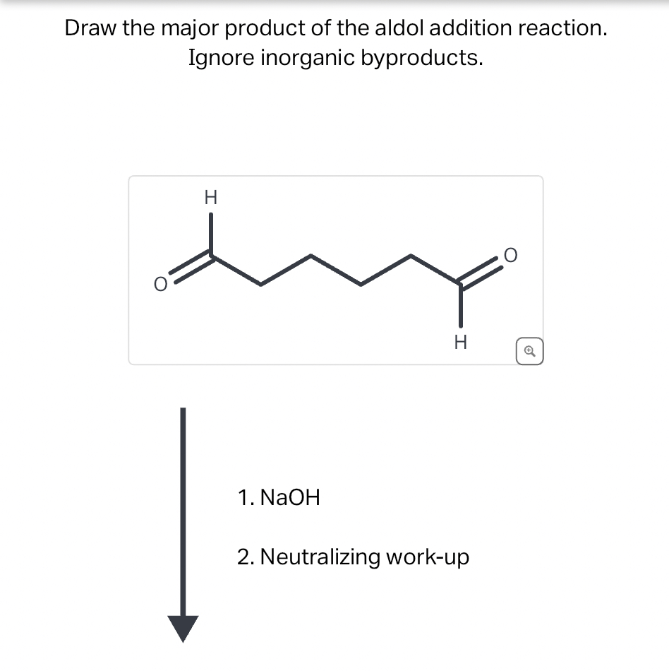Solved Draw the major product of the aldol addition | Chegg.com