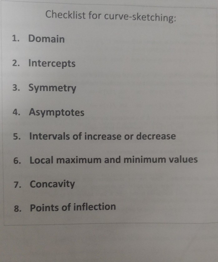 Solved - Use the guidelines to sketch the graph of each | Chegg.com