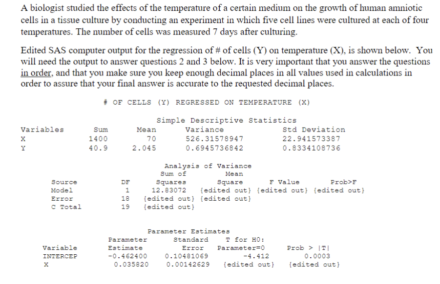 Solved Q2. What is the value of SSY, accurate to 4 decimal | Chegg.com