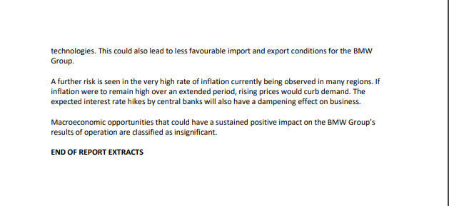 Solved BMW Group Report 2021 - The Future is Electric, | Chegg.com