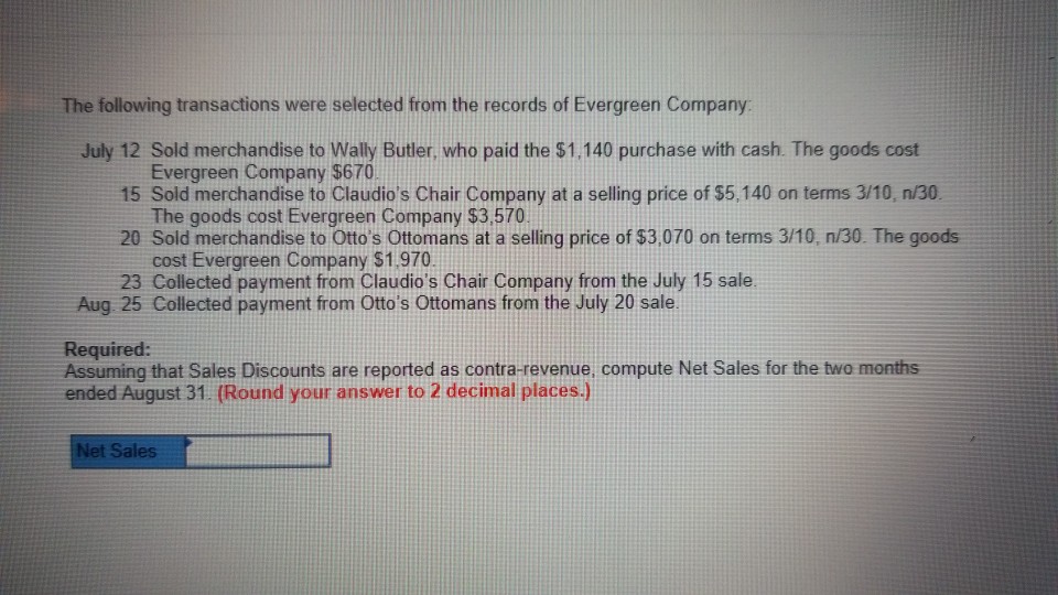 Solved Supply the missing dollar amounts for each of the | Chegg.com