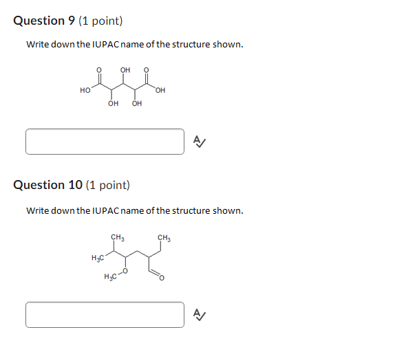 Solved Write down the IUPAC name of the structure shown. A. | Chegg.com