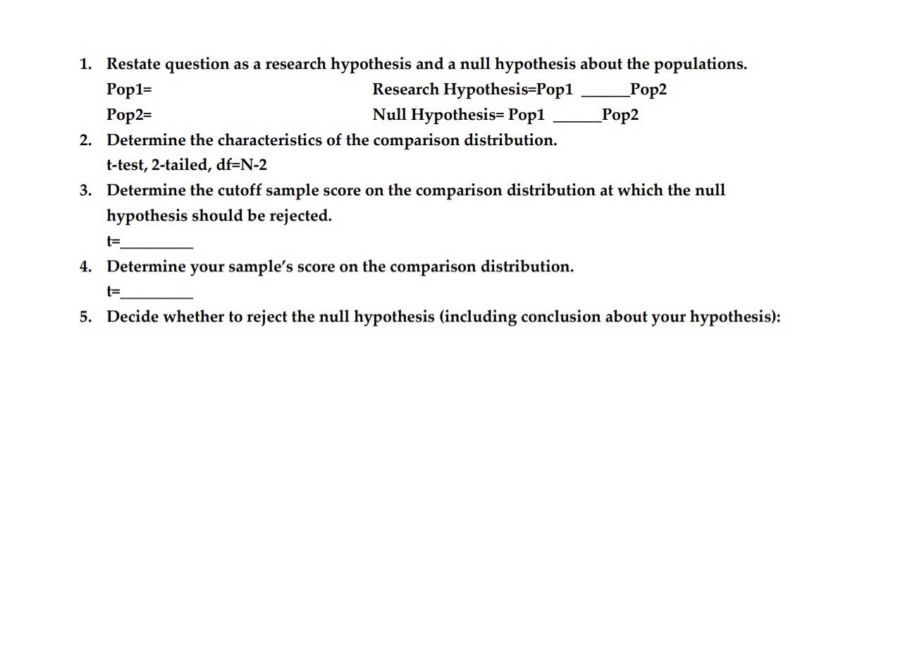 Solved Correlation Steps For Figuring The Correlation