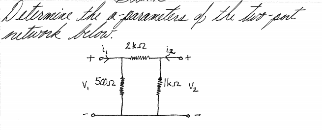 Solved Determine the a-parameters (A11, A12, A21, A22) of | Chegg.com