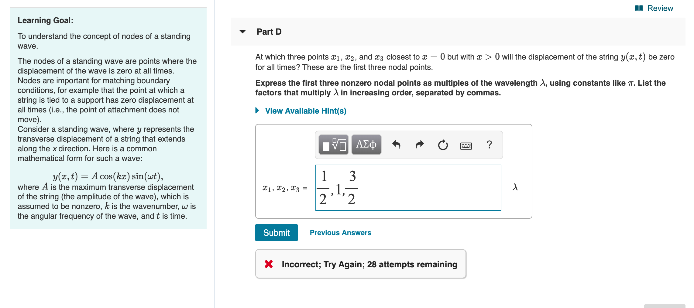 Solved Part A What are the three longest wavelengths for | Chegg.com Solved Part A What are the three longest wavelengths for | Chegg.com