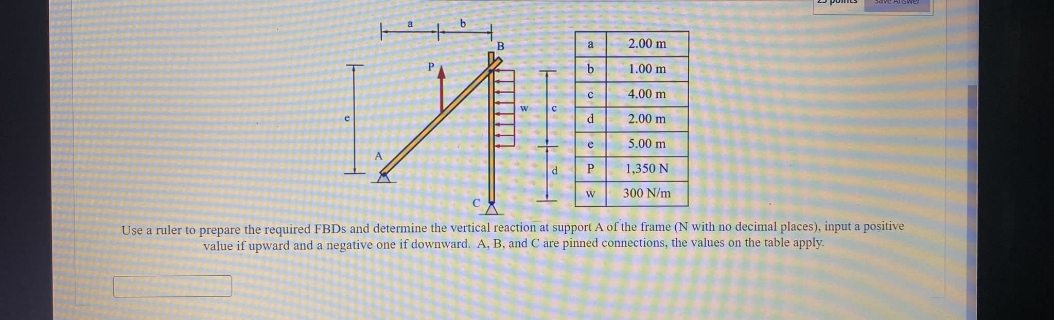 Solved Use a ruler to prepare the required FBDs and | Chegg.com