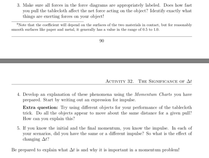 32a The Tablecloth Trick Phenomenon: If a tablecloth | Chegg.com