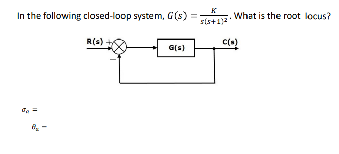 Solved In the following closed-loop system, G(s)=s(s+1)2K. | Chegg.com