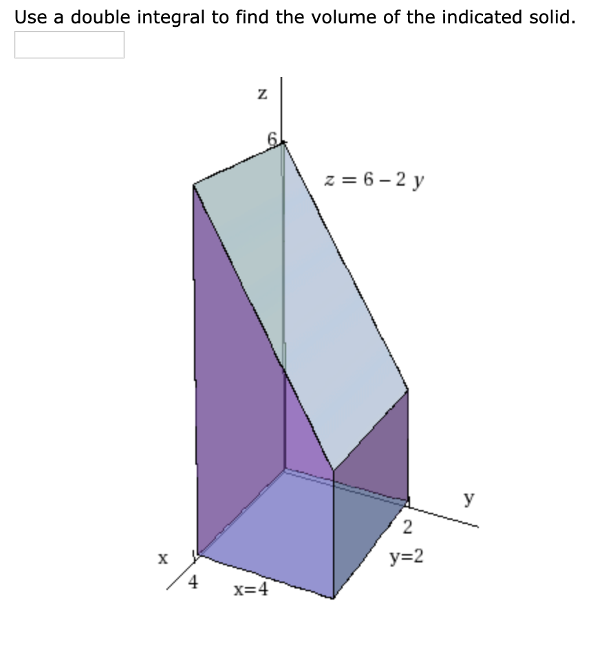 Solved Use A Double Integral To Find The Volume Of The Chegg solved-use-a-double-integral-to-find-the-volume-of-the-chegg