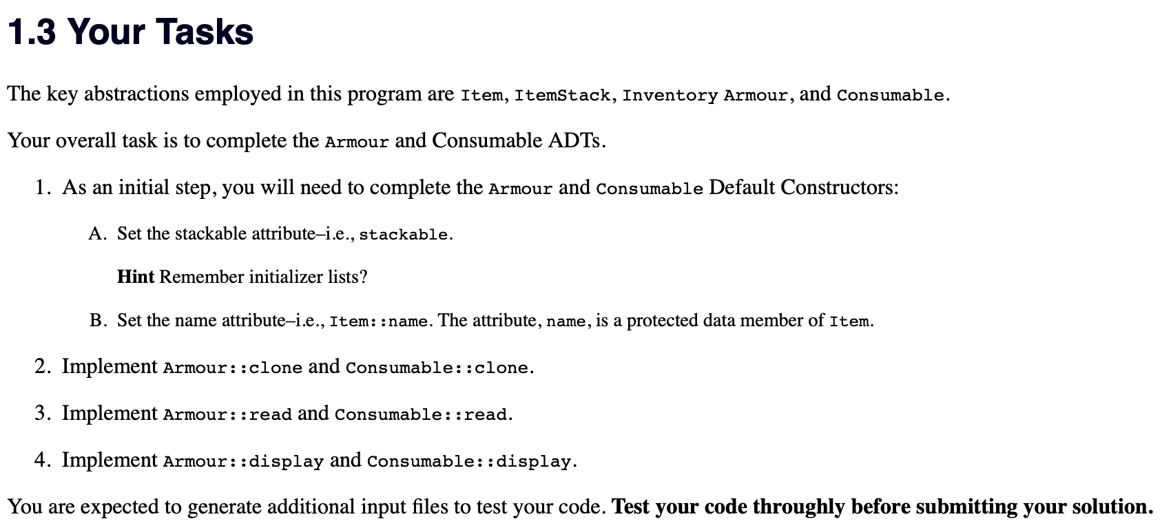 Solved Please complete this in C++ (following the below | Chegg.com