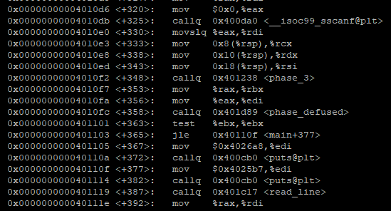 Updated Binary Bomb Phase 3 , Hey guys I have a | Chegg.com